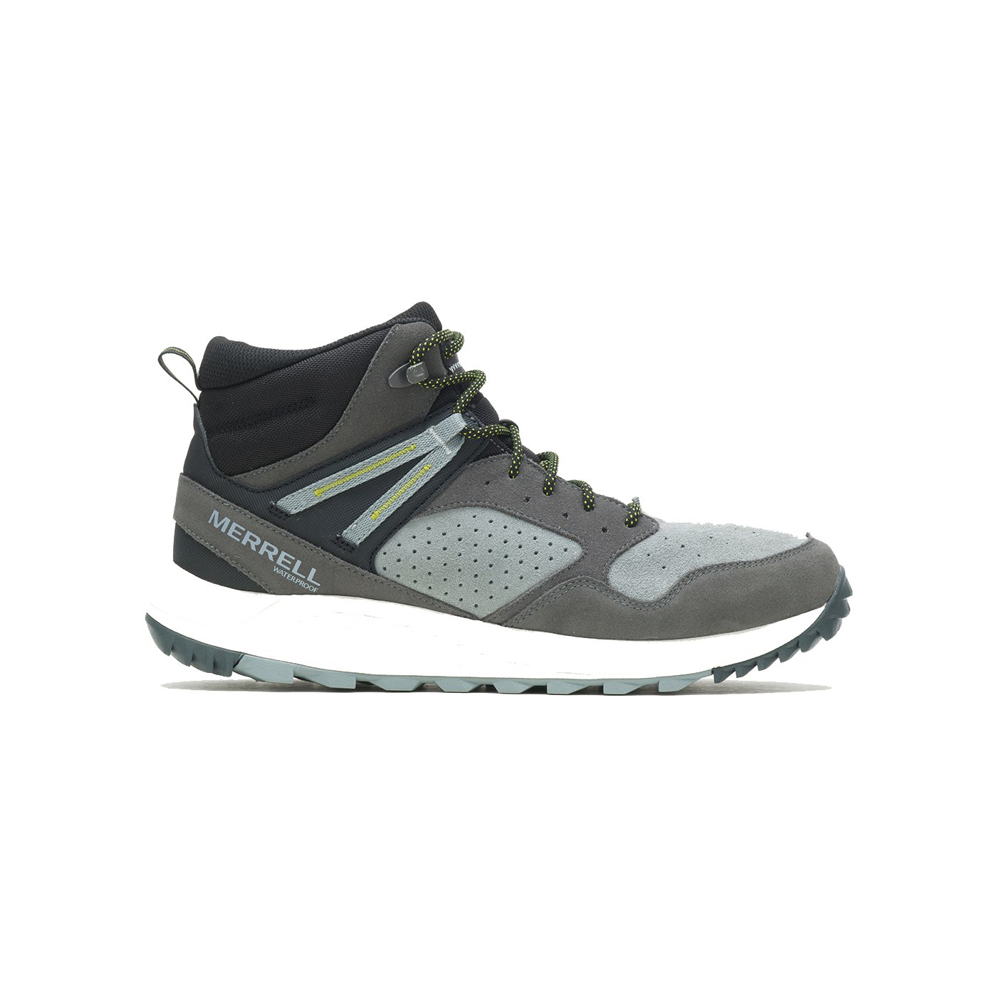 Merrell Wildwood Sneaker Mid Waterproof Erkek Bot GRANITE | DEFACTOFIT.com