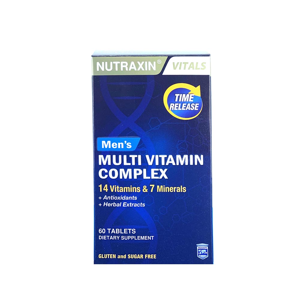 Nutraxin Mens Multi Vitamin Complex 60 Tablet | DEFACTOFIT.com